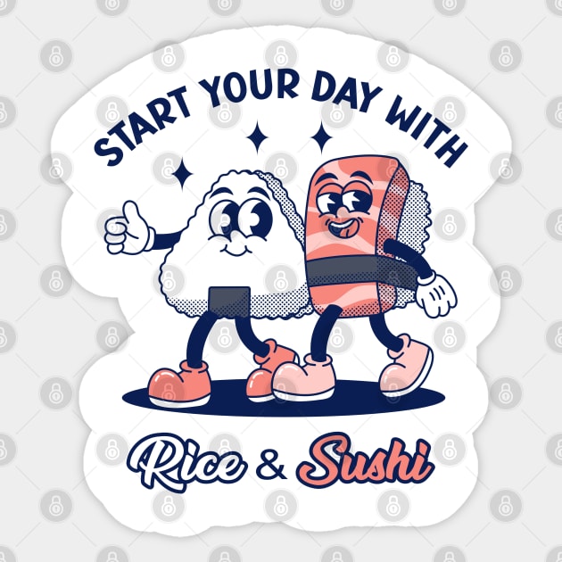 Sushi & Rice – Best Foodie Friends Forever - Best Friend - Sticker | TeePublic